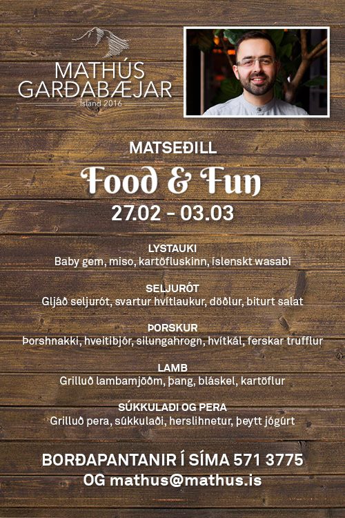 Mathús Garðabæjar – Food and Fun 2019 – Veitingageirinn.is ...